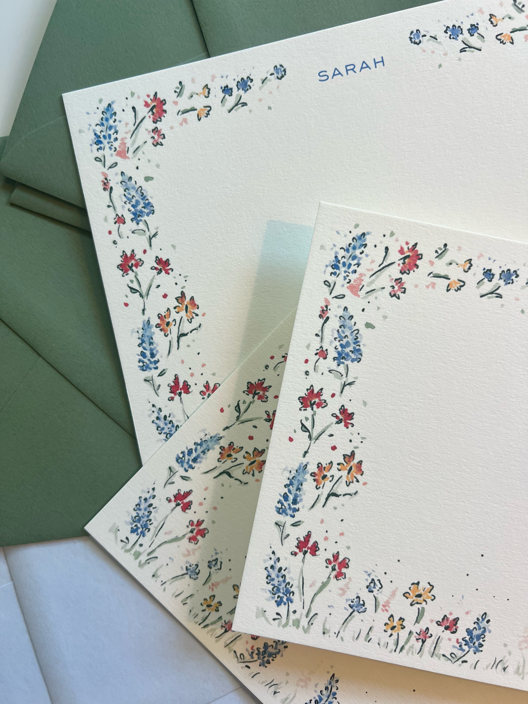 Texas Wildflowers Stationery Set – SWINK | Sarah Writes In Ink