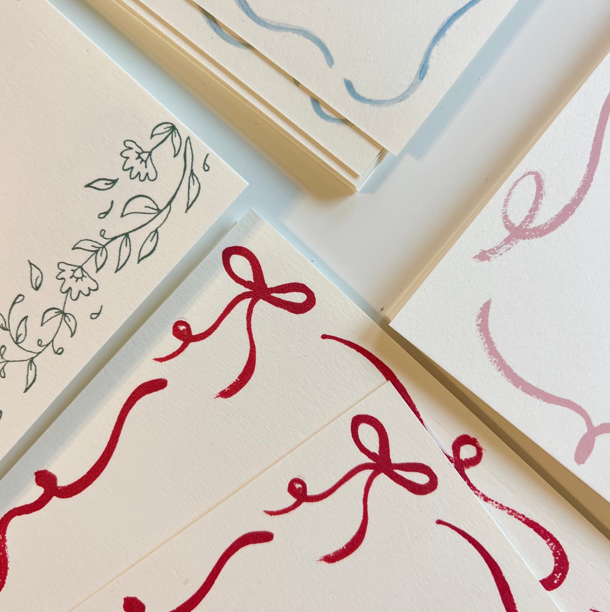 All Tied Up Stationery 5x7 Notecards – SWINK | Sarah Writes In Ink