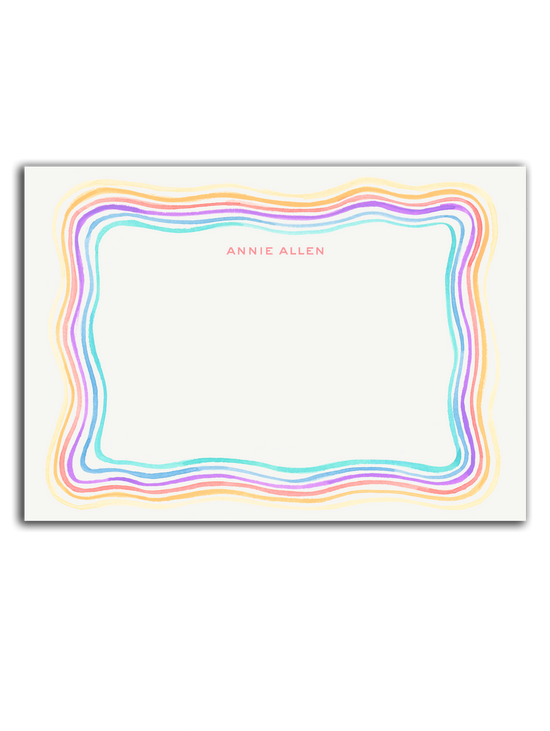 Rainbow Border Stationery Set – SWINK | Sarah Writes In Ink